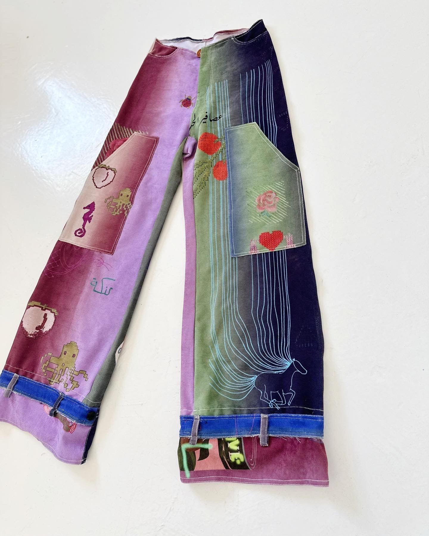 Walking Prism Pan Corduroy Pants | High Waisted | Reemami